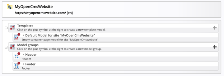 How to create a new website using the Mercury template | Alkacon OpenCms