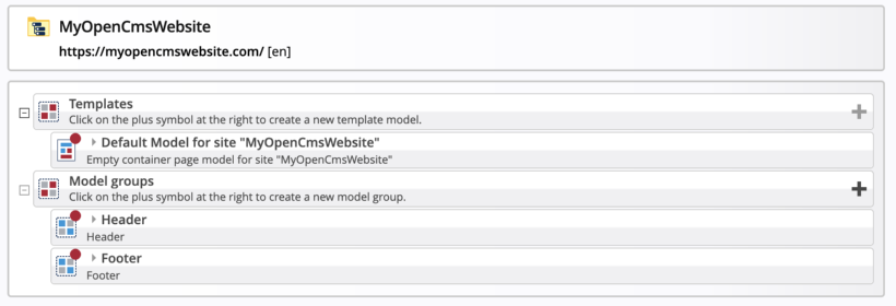 How to create a new website using the Mercury template | Alkacon OpenCms